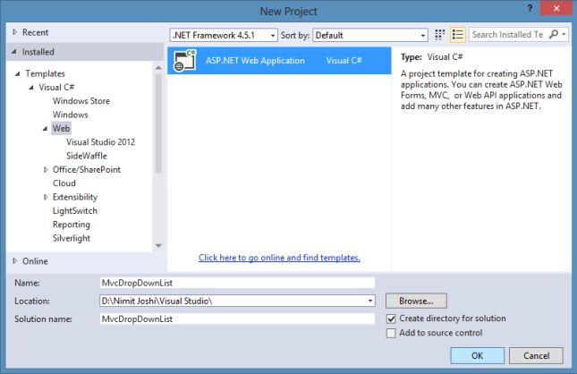Working With DropDownList in MVC 5 Using jQuery Working With DropDownList in MVC 5 Using jQuery